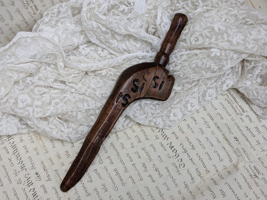 Antique Wooden Knitting Sheath, Goose Wing - Etsy