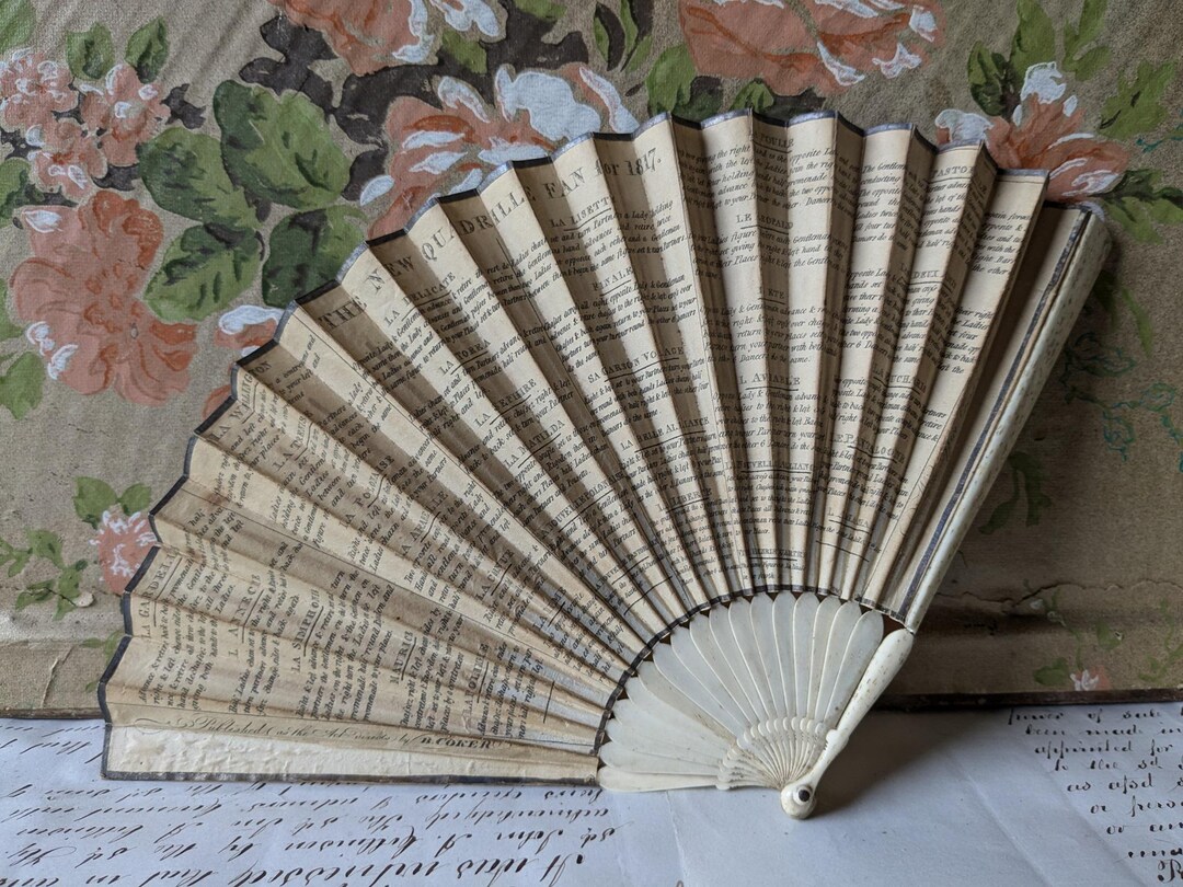 Rare Regency Fan the New Quadrille Fan for 1817 - Etsy