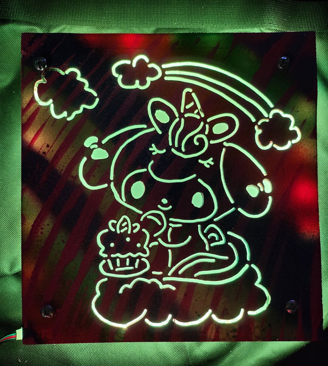 Melody PVC LED Lighted Sign - Etsy