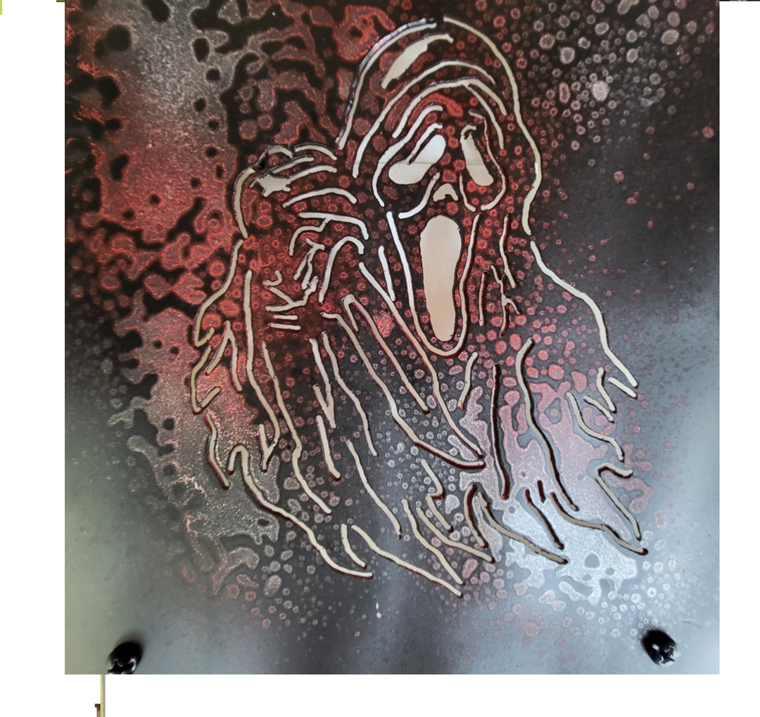 Scream Ghost Face PVC Sign - Etsy