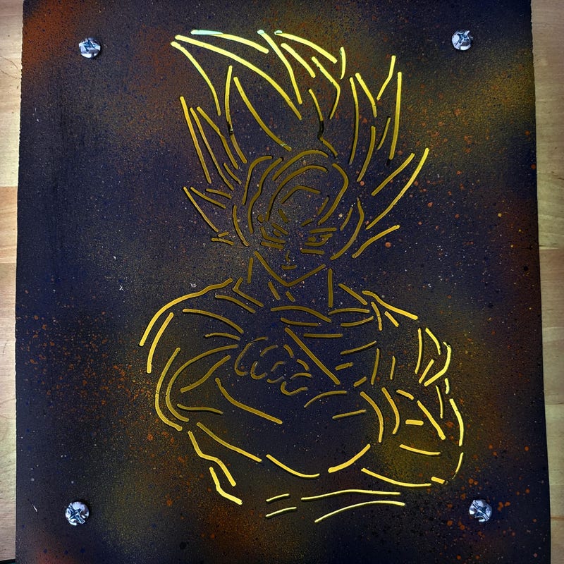 Dragon Ball Z Lamp - Etsy