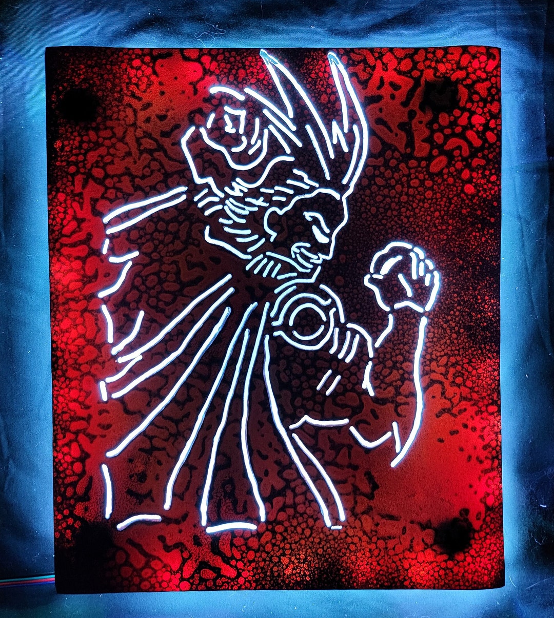 All Might PVC LED Lighted Sign - Etsy