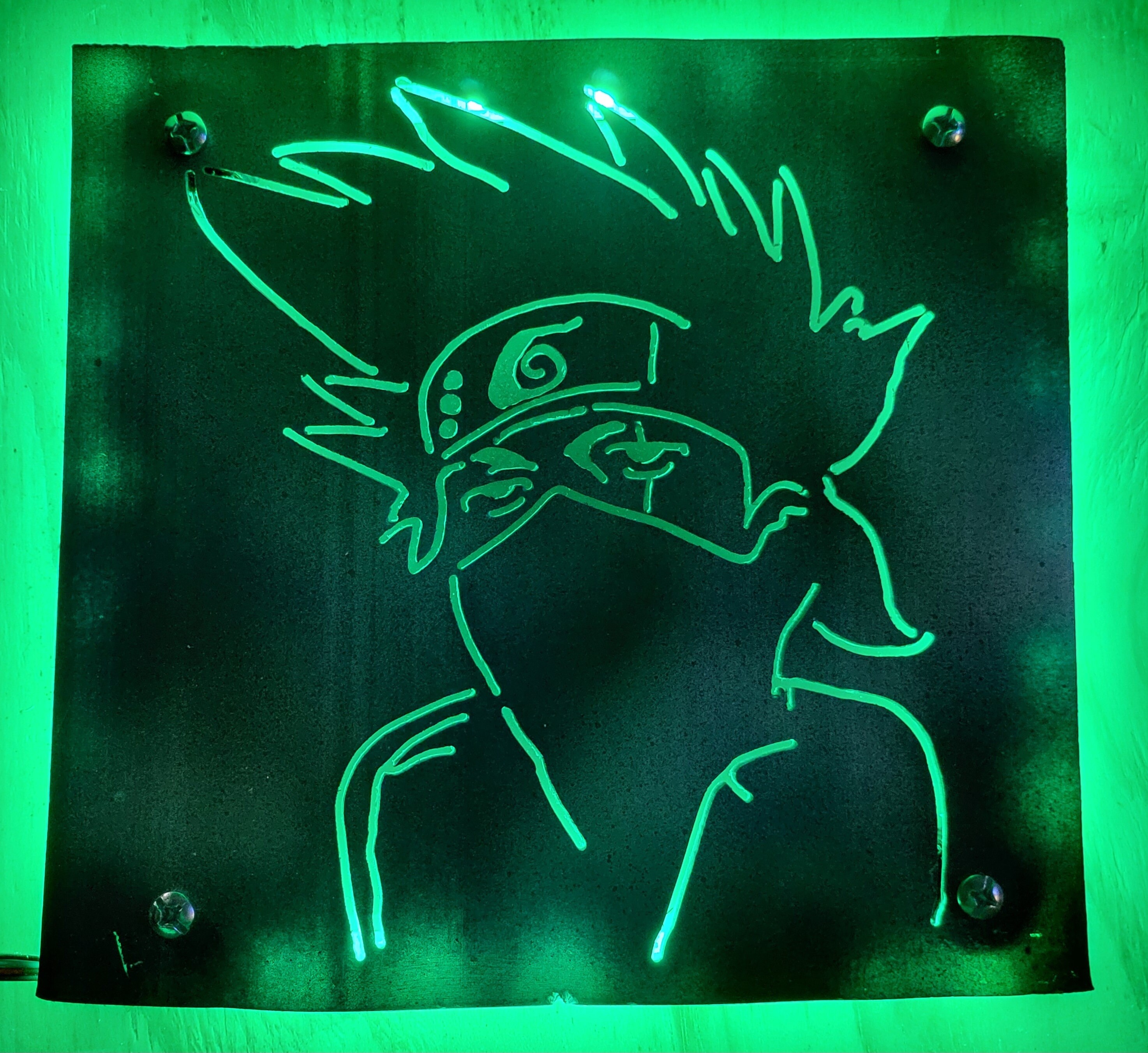 Kakashi PVC LED Lighted Sign - Etsy