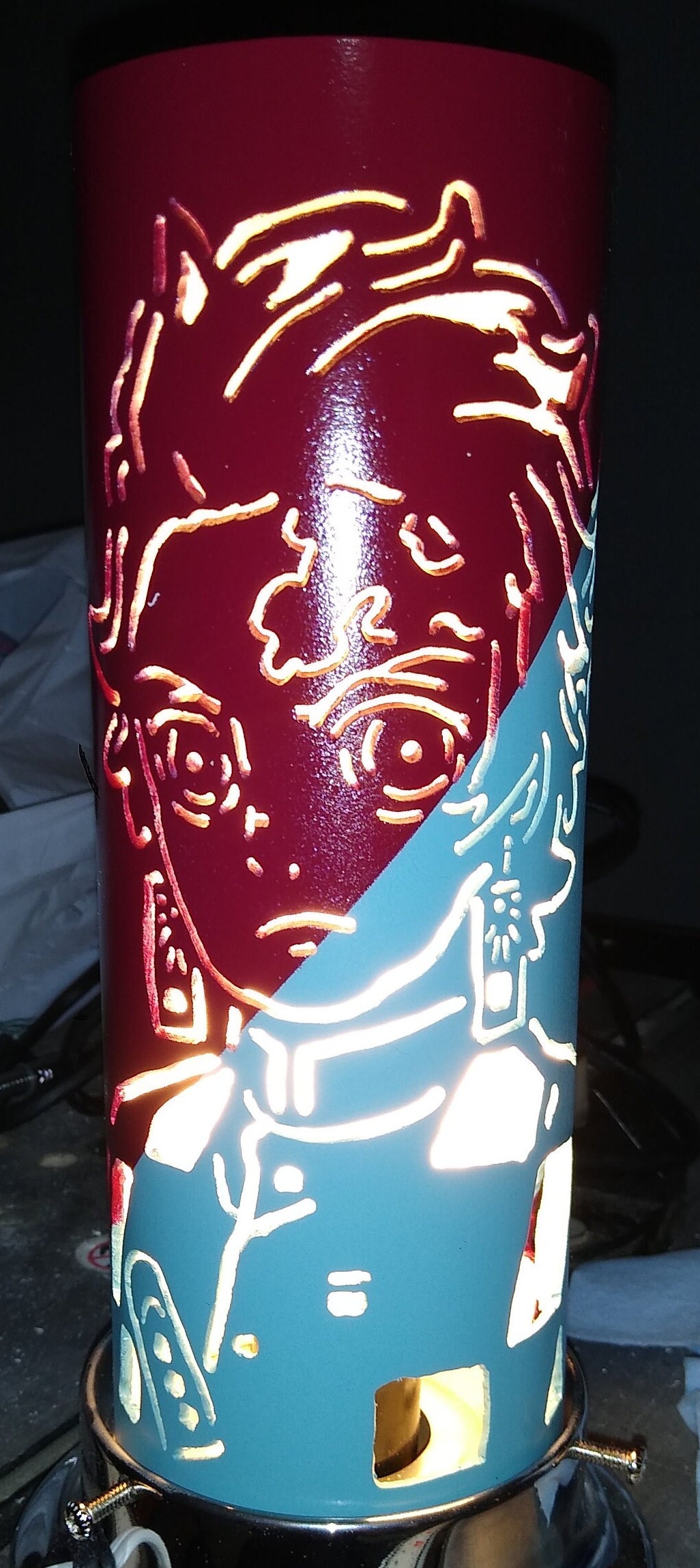 Tanjiro Kamado Demon Slayer PVC Pipe Lamp - Etsy