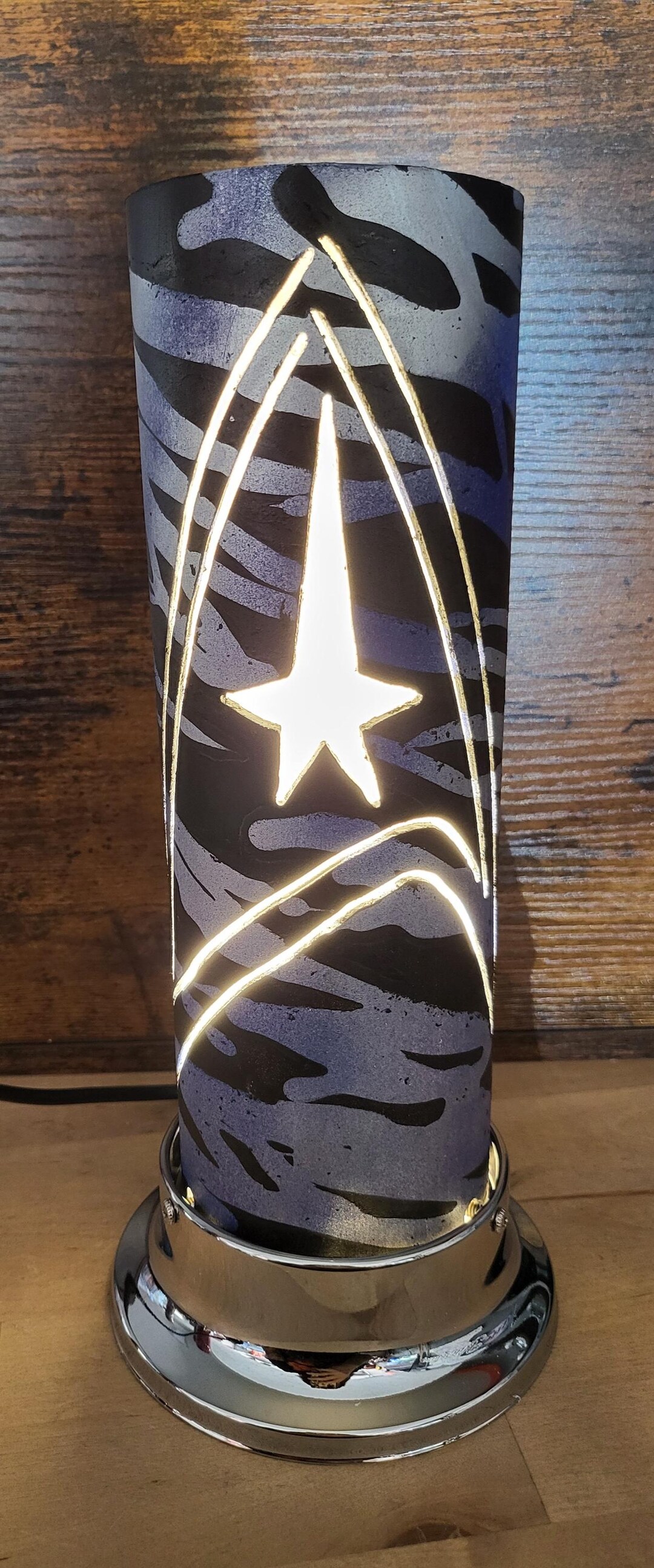 Fleet Symbol Hand Carved PVC LED Pipe Lamp - Etsy