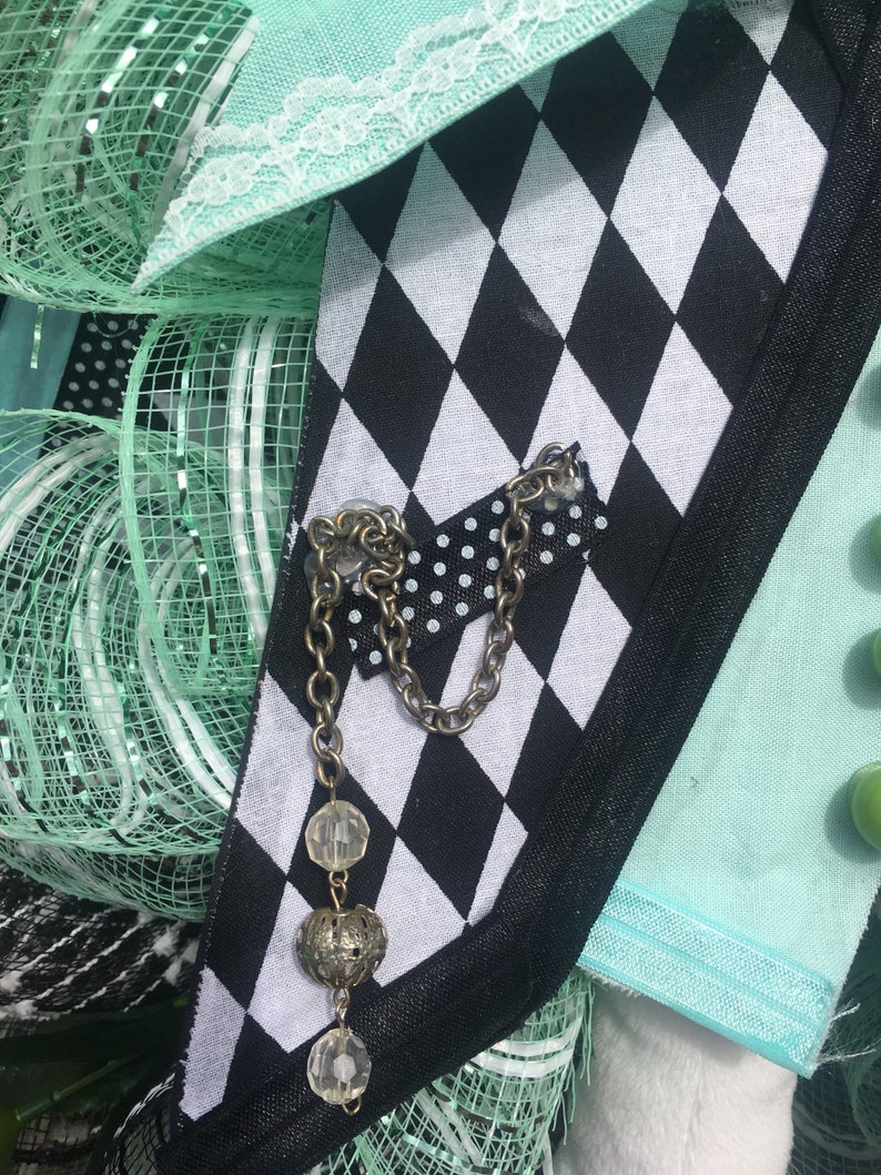 MadHatter Easter Swag Easter Bunny Swag Dapper Bunny Swag | Etsy