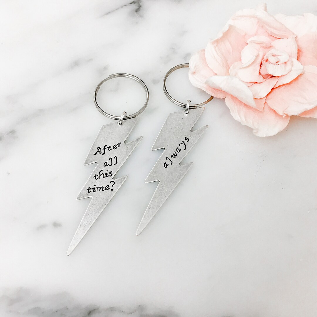 After All This Time / Always Lightning Bolt Keychain Set | Harry Potter ...