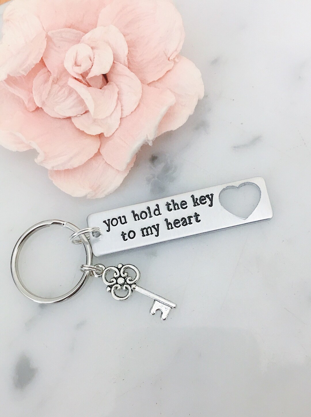 You Hold the Key to My Heart Keychain With Key Charm | Love, Boyfriend ...