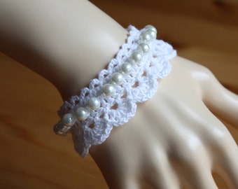 Crochet bracelet | Etsy