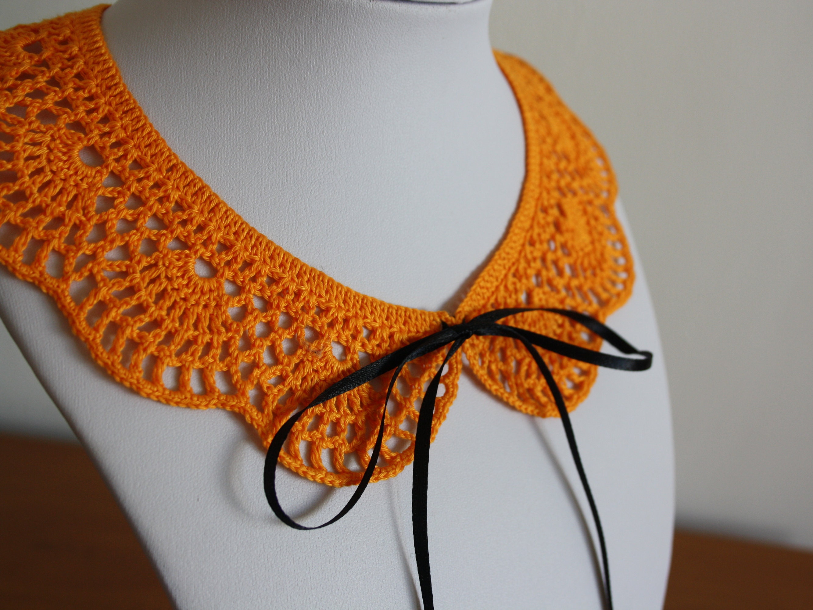Crochet Collar - Etsy