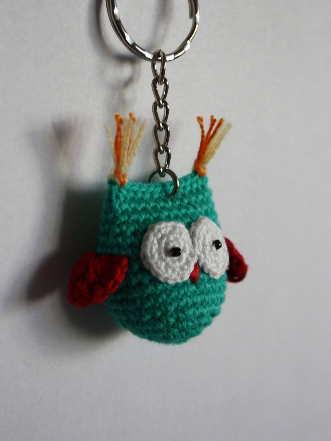 Crochet Owl Keyring - Etsy