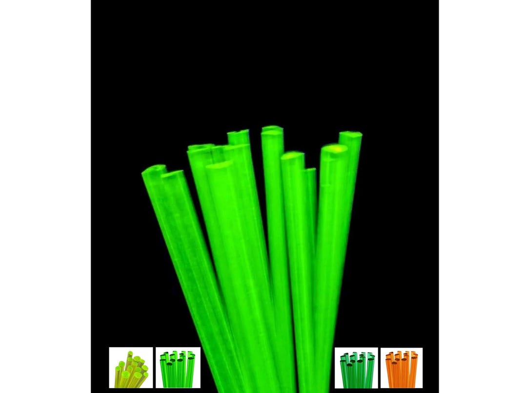 Czech Uranium Glass 60 Rods: Flameworking Supplies, COE 104 ( 15 Pcs of ...