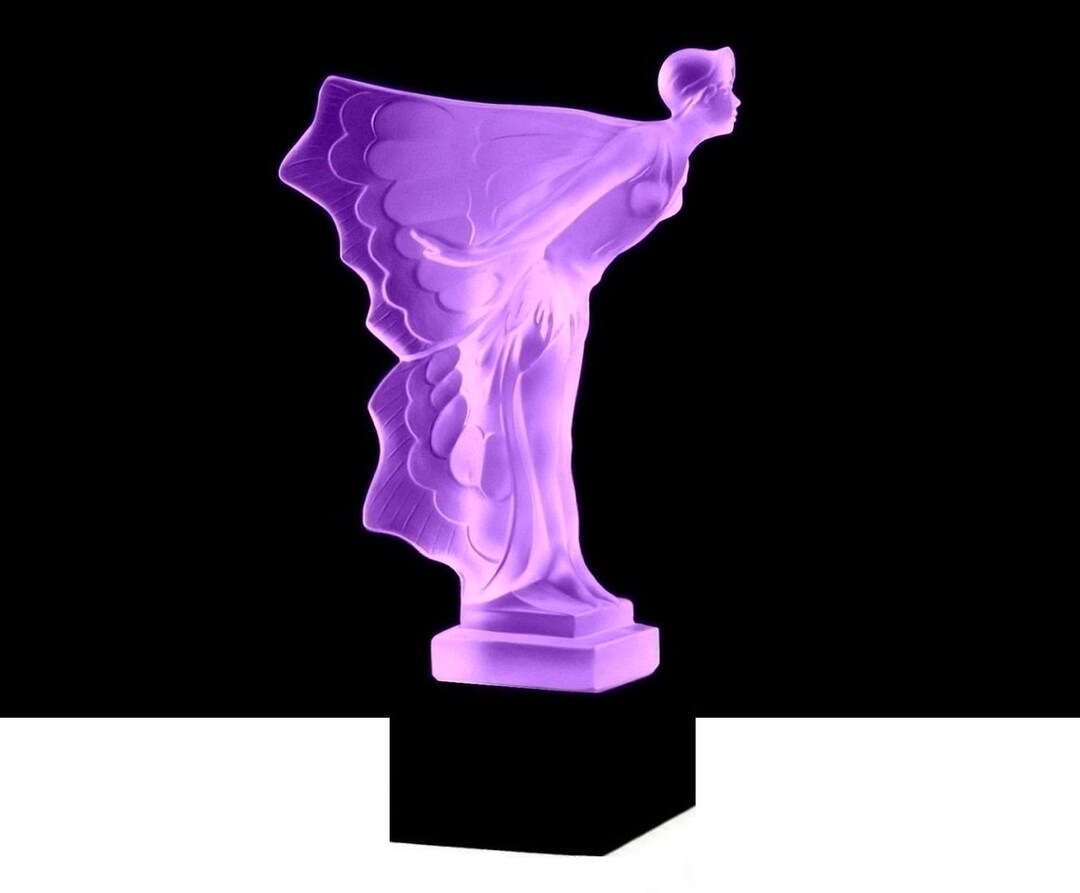 Art Deco Hood Ornament Rolls Royce ' Flying Lady ' 1930' H.hoffmann ...