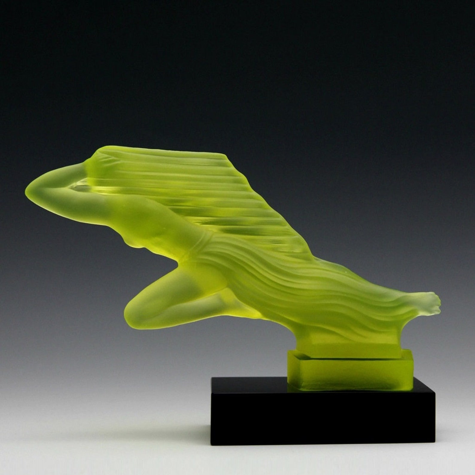 Glamorous Art Deco Car Mascot Figurine 1930's H.hoffmann Hood Ornament ...