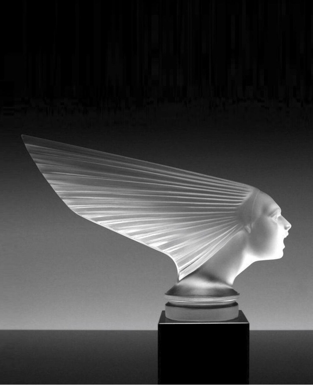 Art Deco ' Spirit of the Wind ' Hood Ornament ' Victoire ' Crystal ...
