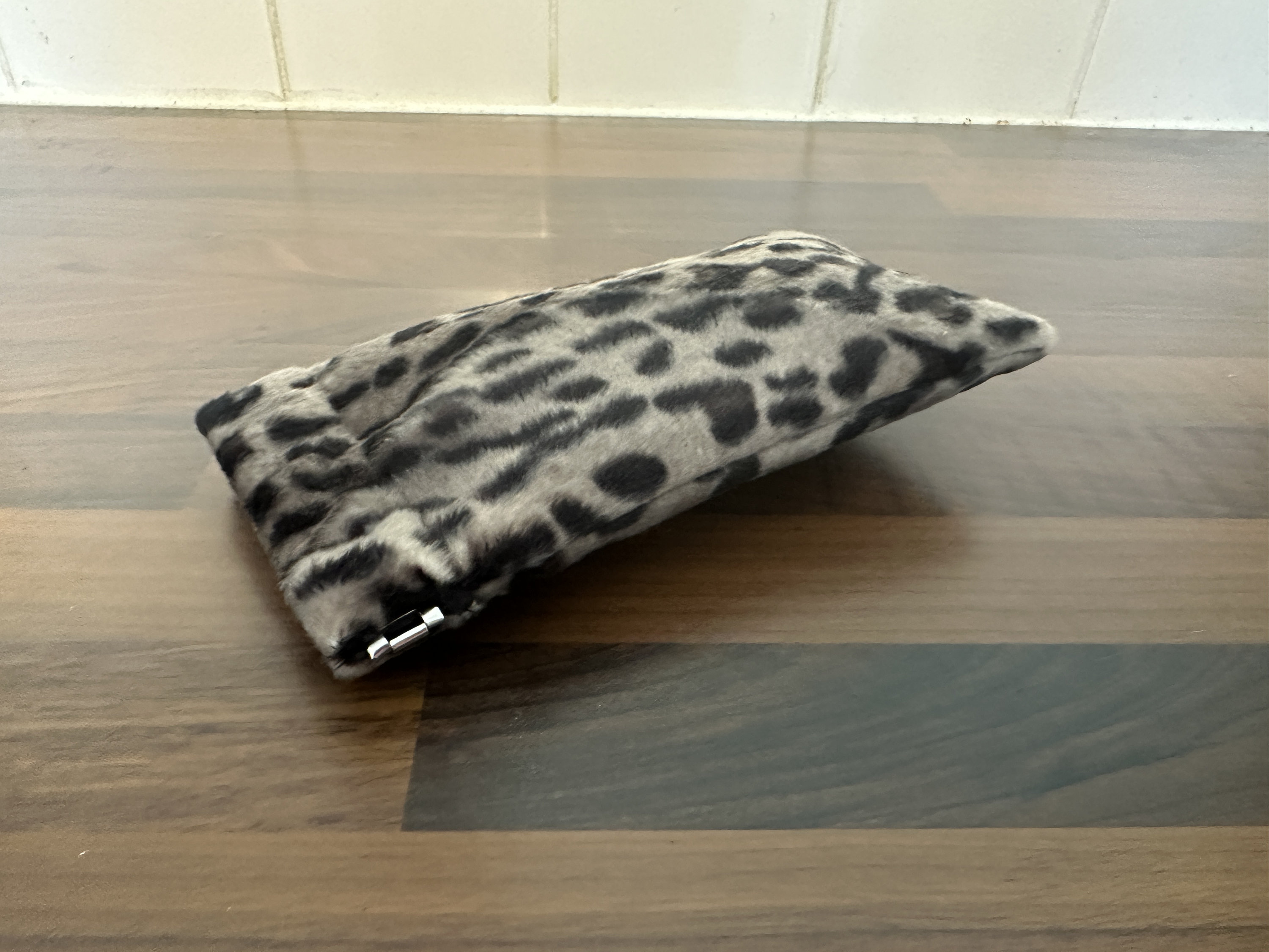 Glasses Case Snow Leopard Print Faux Fur Fabric - Etsy