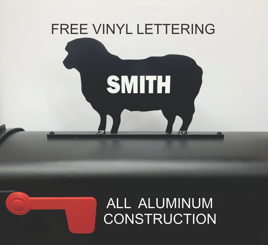 SHEEP MAILBOX TOPPER 52 - Etsy