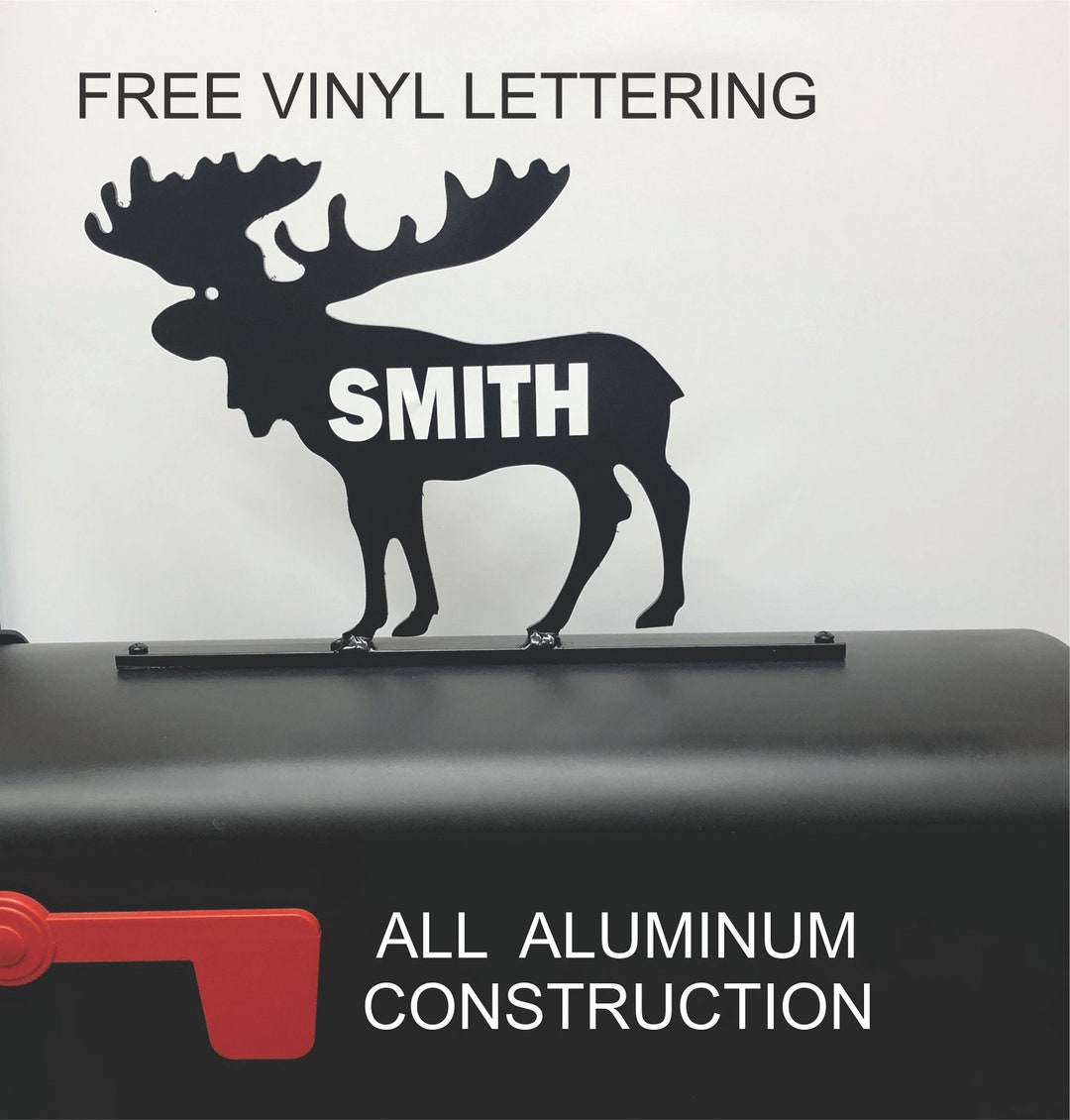 MOOSE MAILBOX TOPPER 38 - Etsy