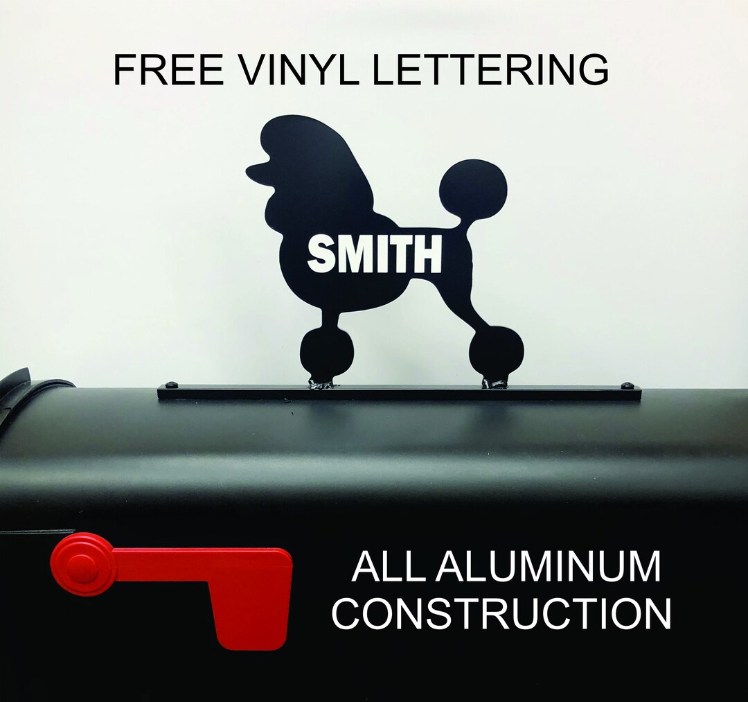 POODLE MAILBOX TOPPER 06 - Etsy