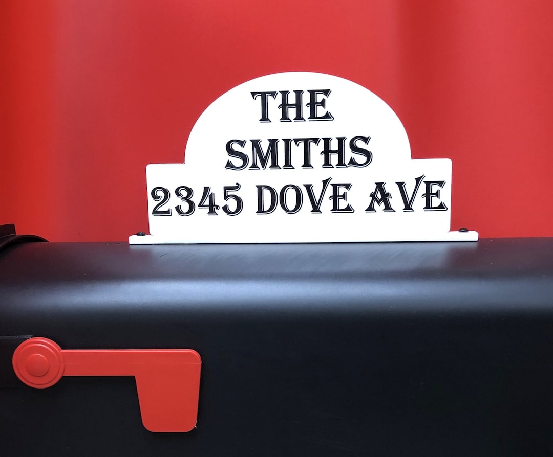 PERSONALIZED Mailbox Topper - Etsy