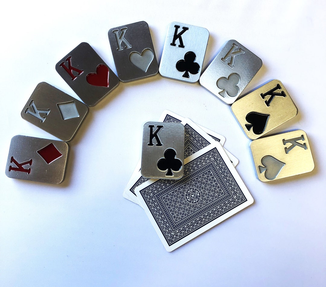 King Poker Card Guard Protector With Storage Bag - Etsy