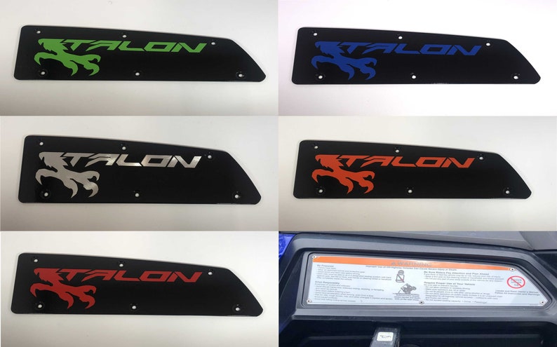 Honda Talon Dash Plate. - Etsy