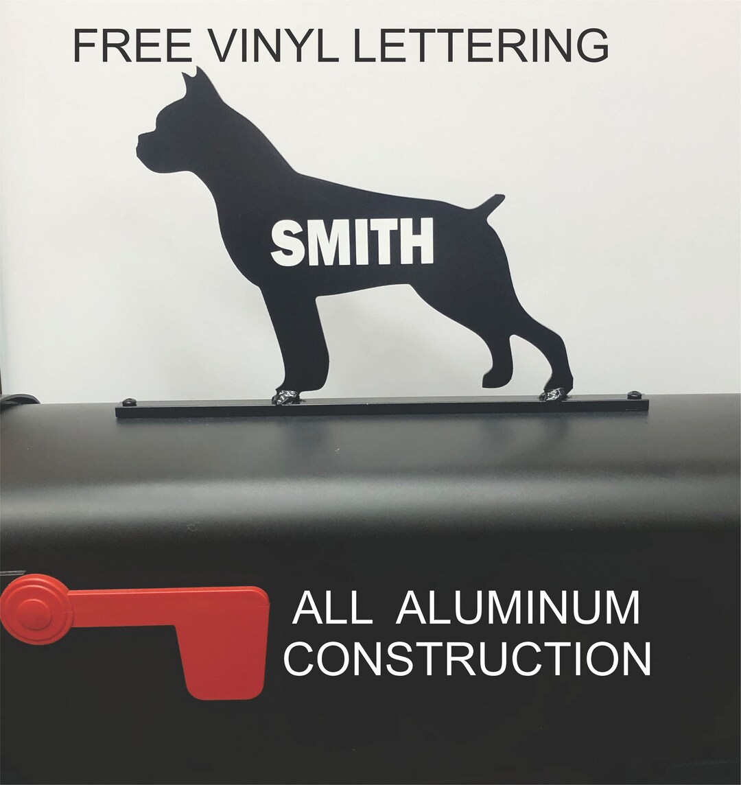 BOXER MAILBOX TOPPER 19 - Etsy