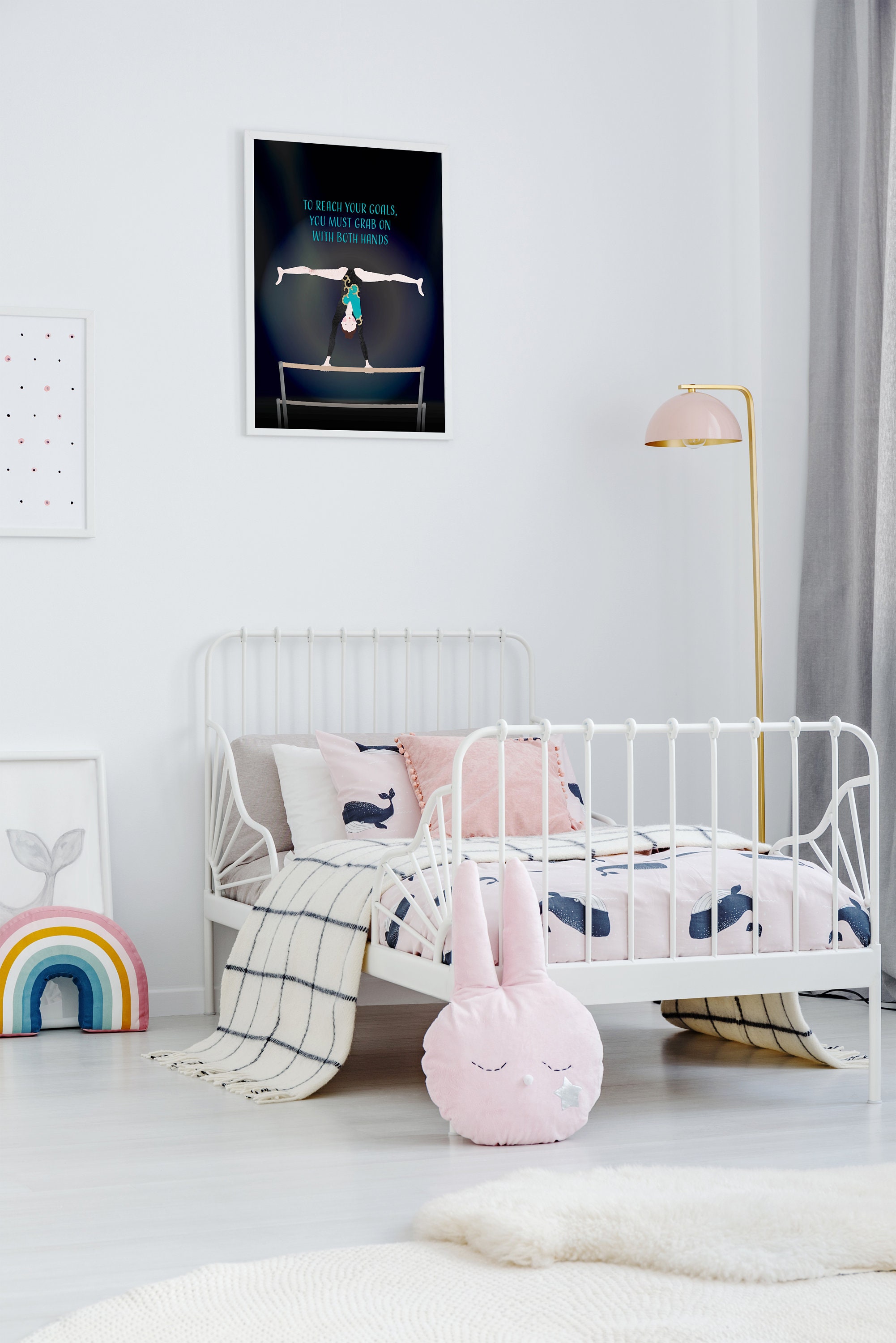 Gymnastics Goals / Dark / Art Print / Downloadable Poster / Quote ...