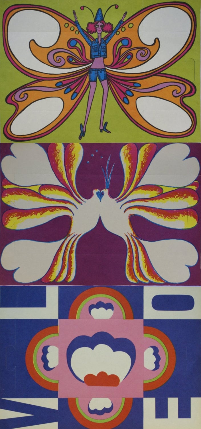 Lot of 28 Retro Vintage Fold A Note Stationary Sheets 7 | Etsy