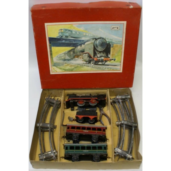 Antique Wind up Train - Etsy