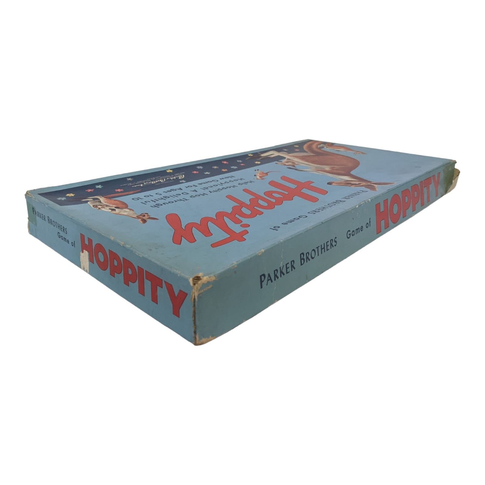 RARE Vintage 1961 Parker Brothers HOPPITY Kangaroo Board Game, COMPLETE ...