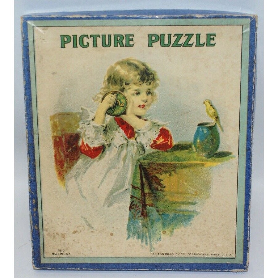 Vintage 1900's Victorian Edwardian Era Milton Bradley PICTURE PUZZLE ...