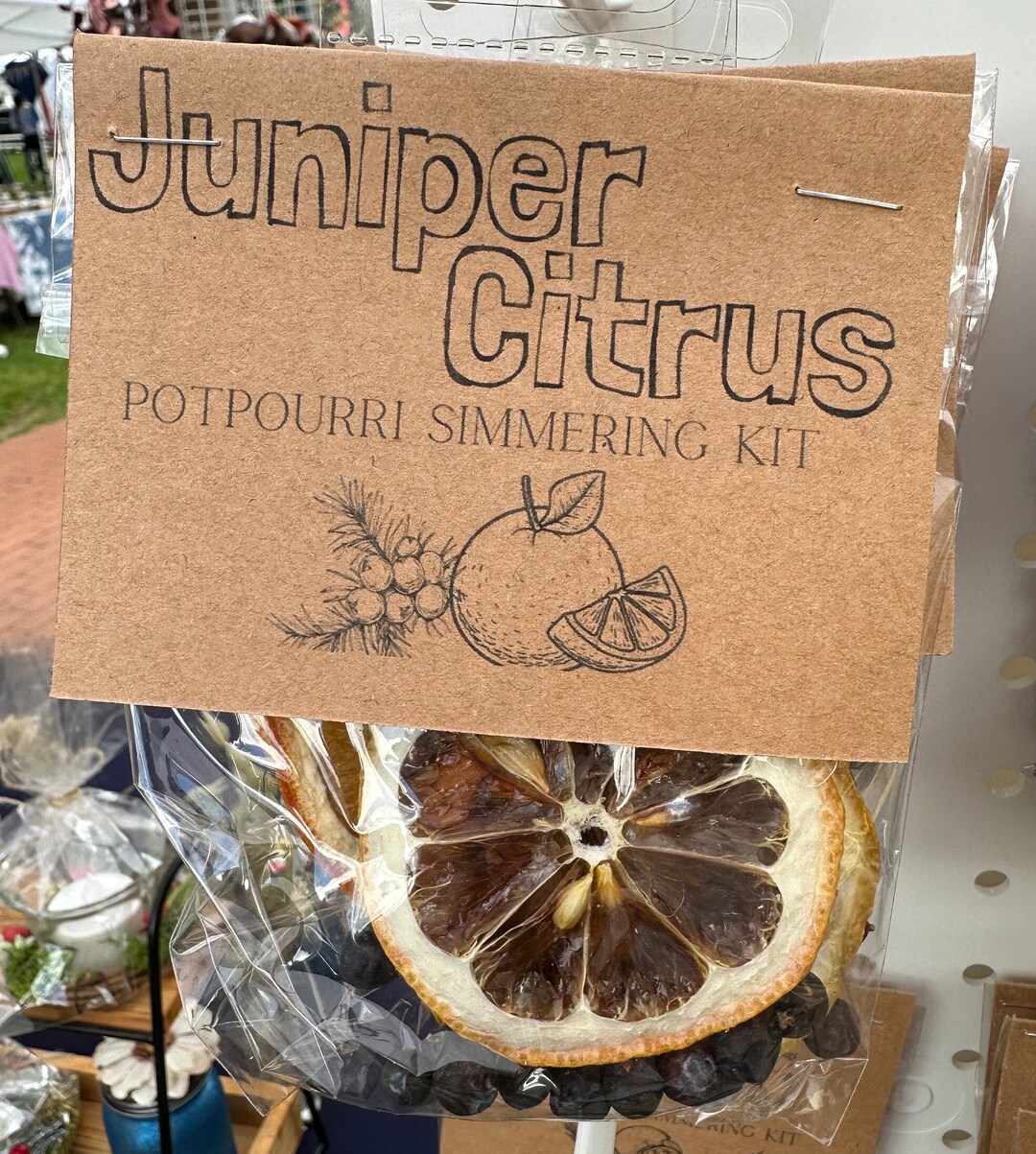 Juniper Citrus Simmering Kit, Potpourri, Simmer Pot, Gift, Favor ...