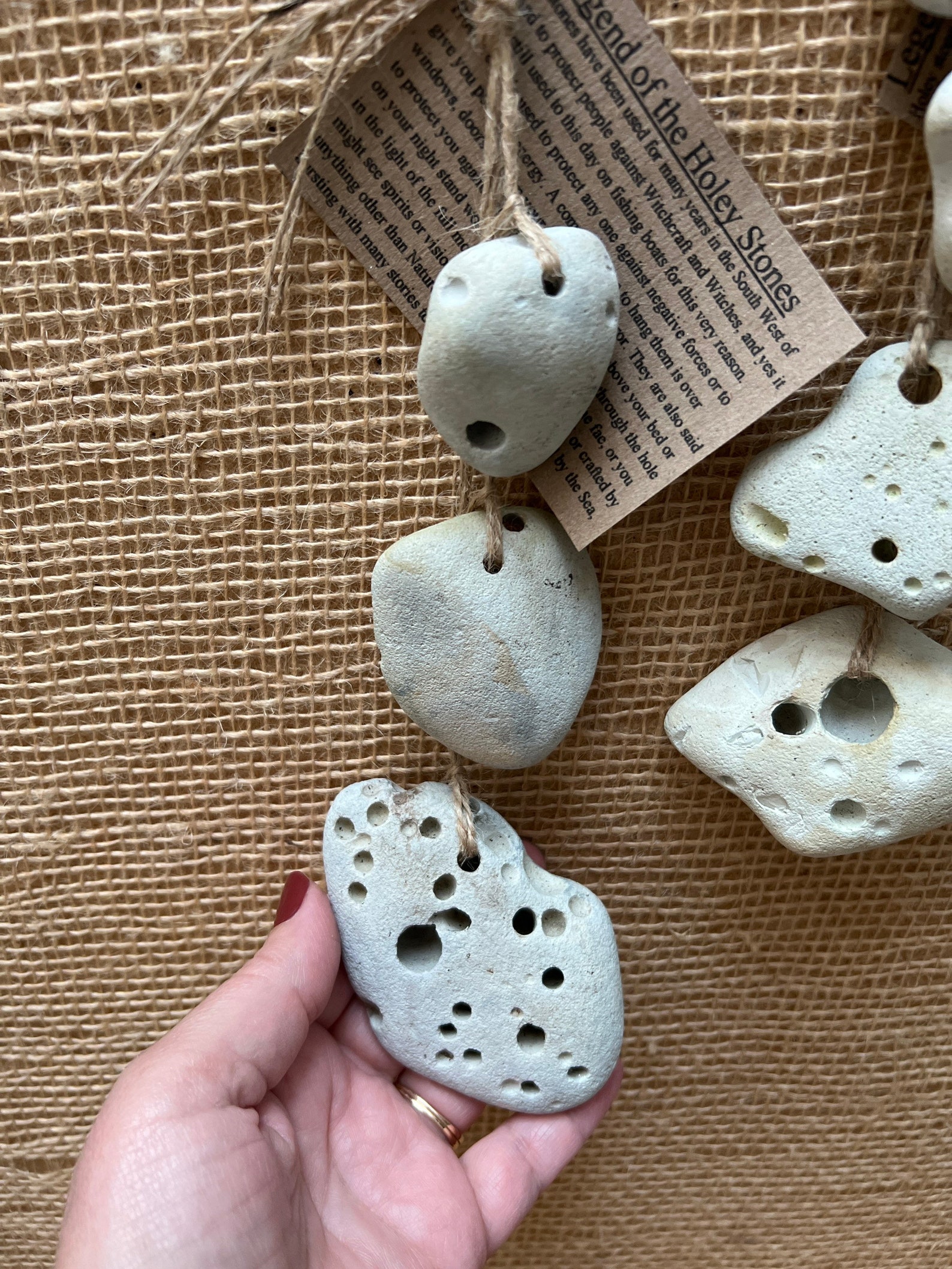 Holey Stone Hag Stone Rocks Talisman Unique - Etsy