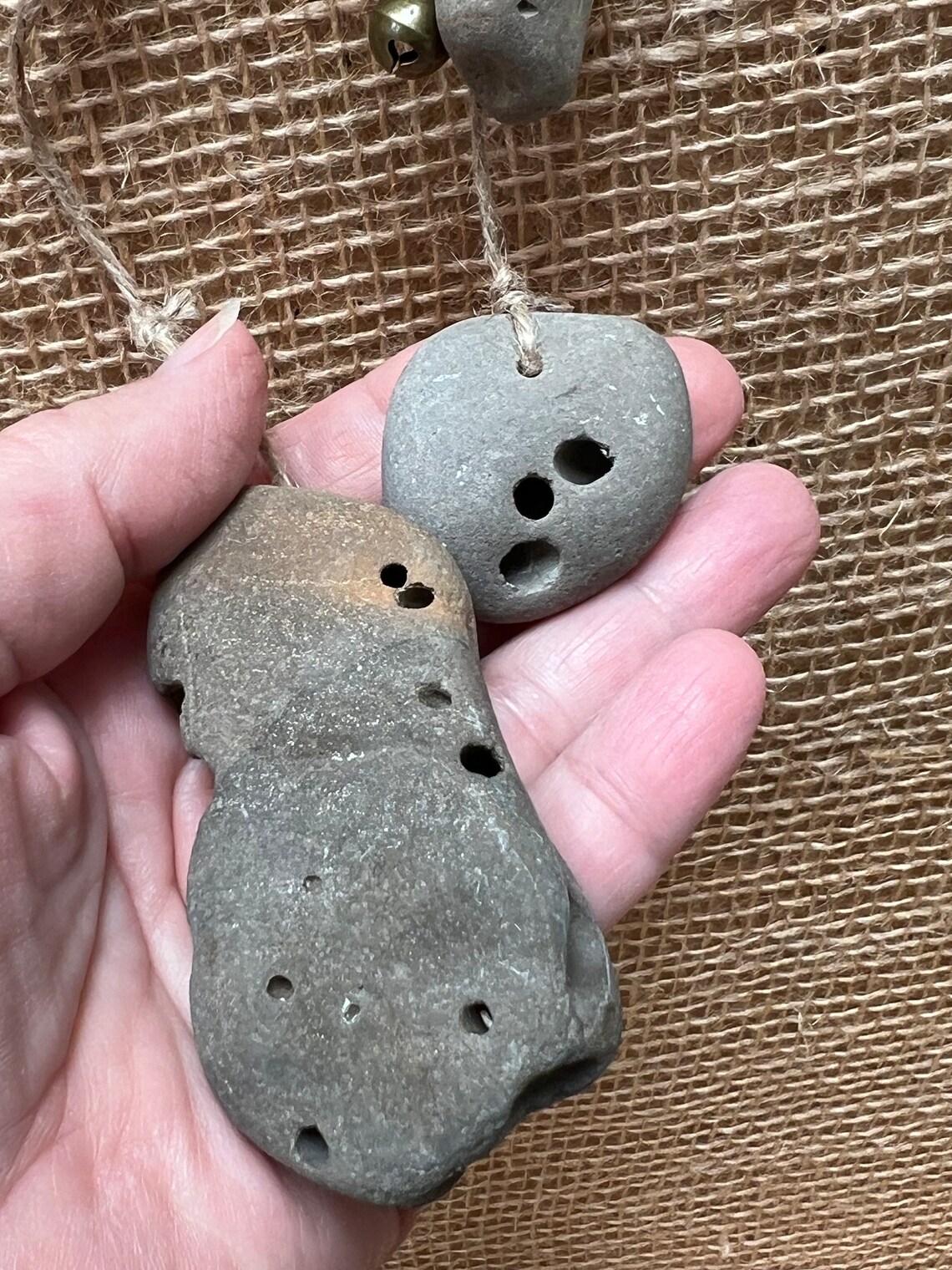 Holey Stone - Hag Stone -rocks - Talisman - Unique - Spiritual -door ...