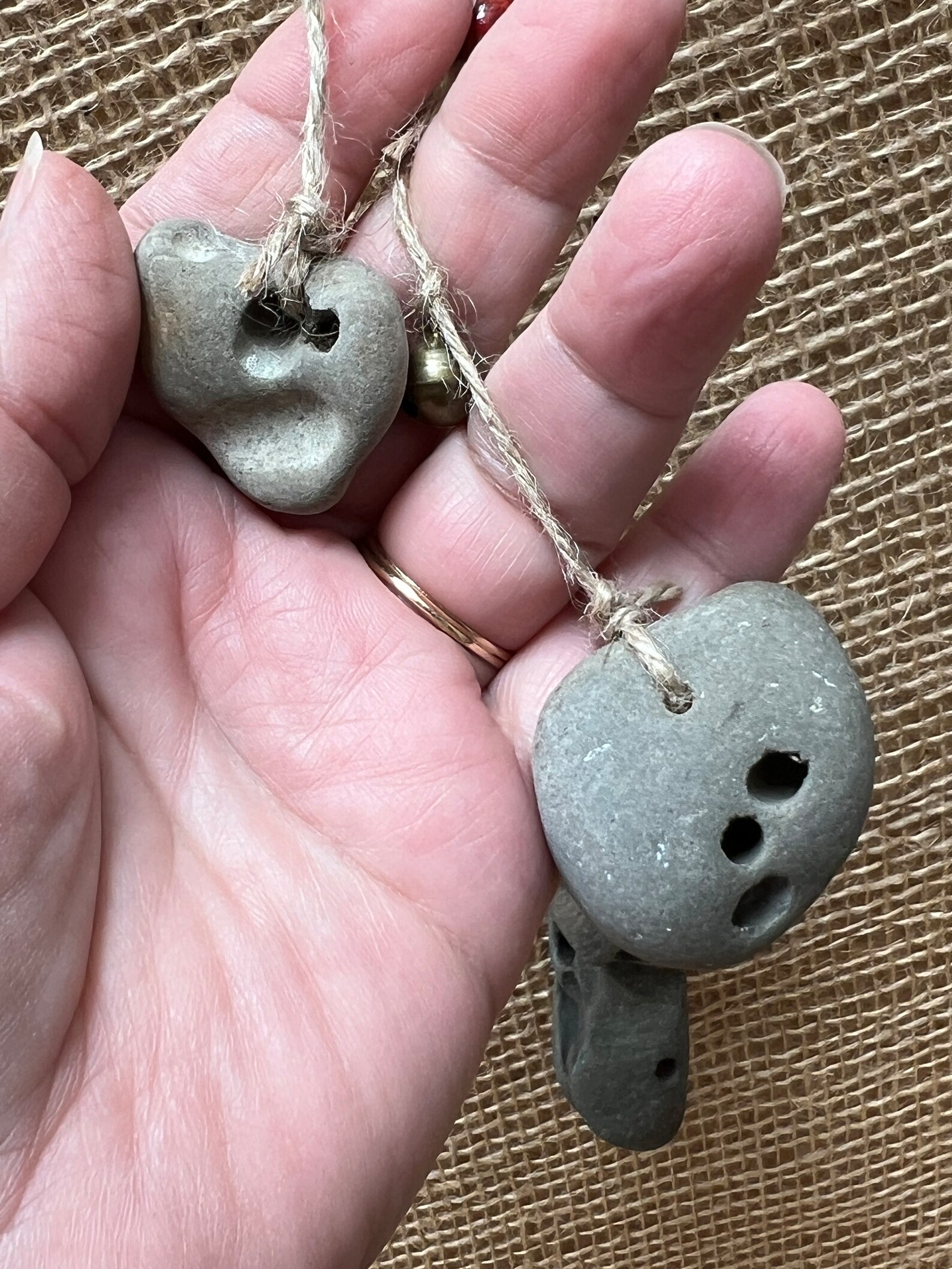 Holey Stone - Hag Stone -rocks - Talisman - Unique - Spiritual -door ...
