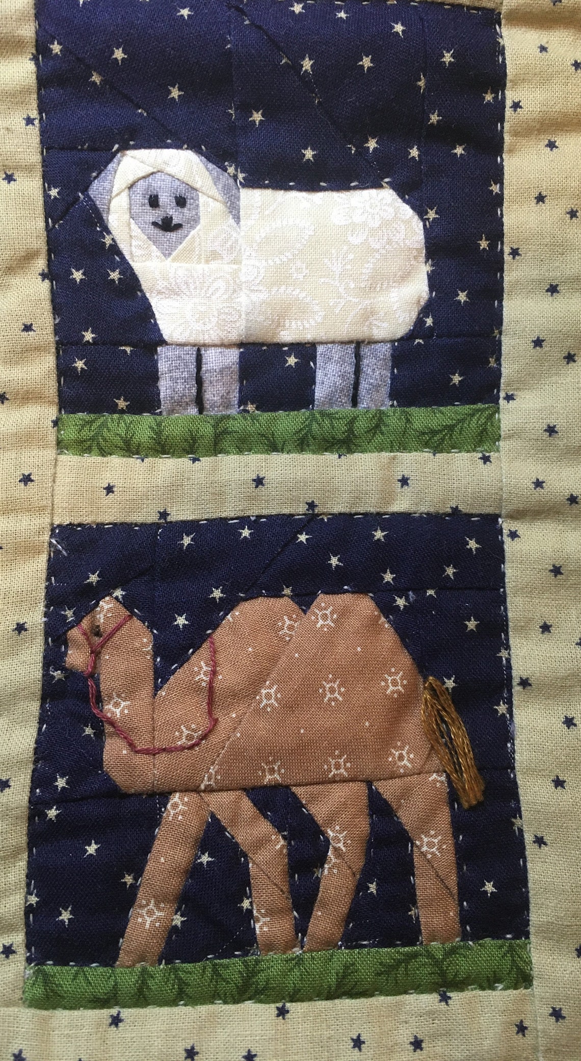 The First Christmas / Nativity / Pattern for Paper Pieced Quilted Wall ...