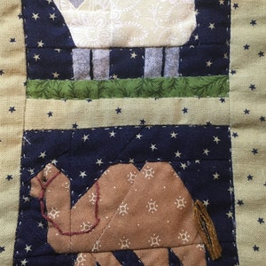 The First Christmas / Nativity / Pattern for Paper Pieced Quilted Wall ...