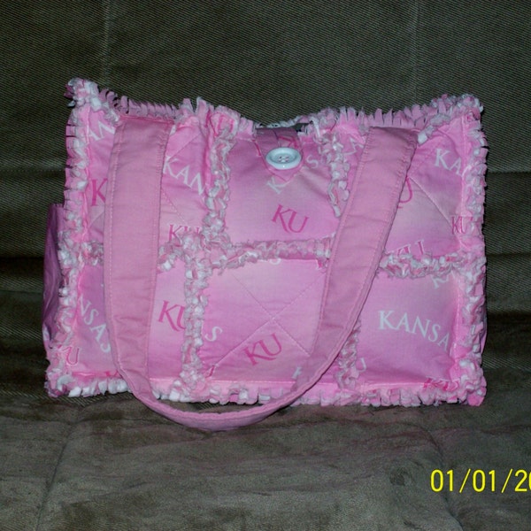 Rag Quilt Diaper Bag - Etsy
