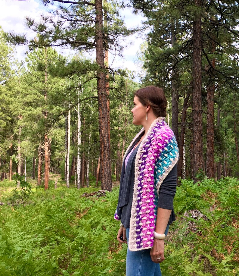 Woven Wonder Scarf Crochet Pattern, Photo Tutorial, Beginner Weaving ...