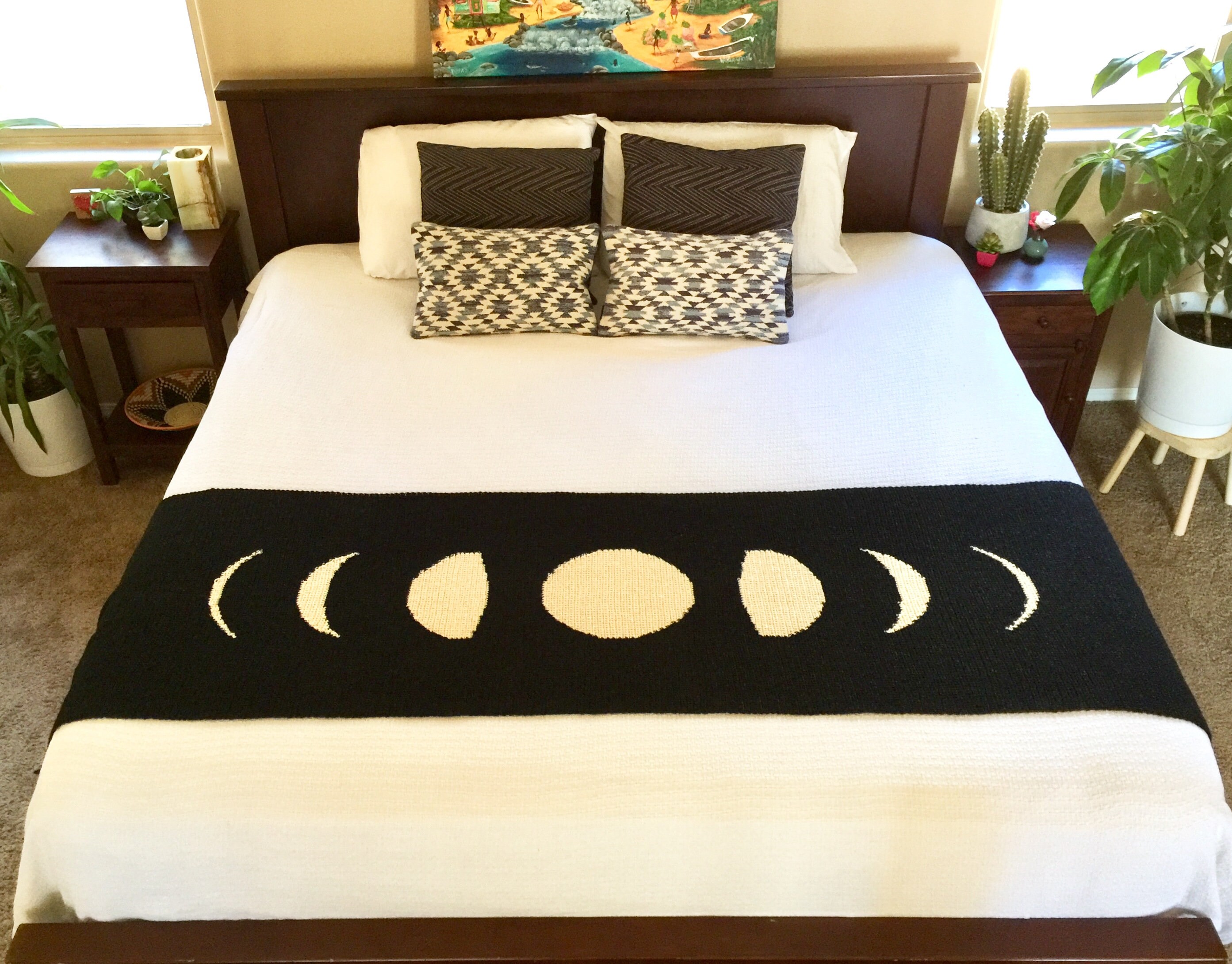 It's Just A Phase Wrap Crochet Pattern, Moon Phases Shawl, Non-profit ...