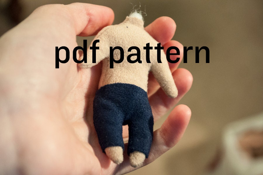 Human Doll Pattern Small Doll Pattern Human Plushie Pattern - Etsy