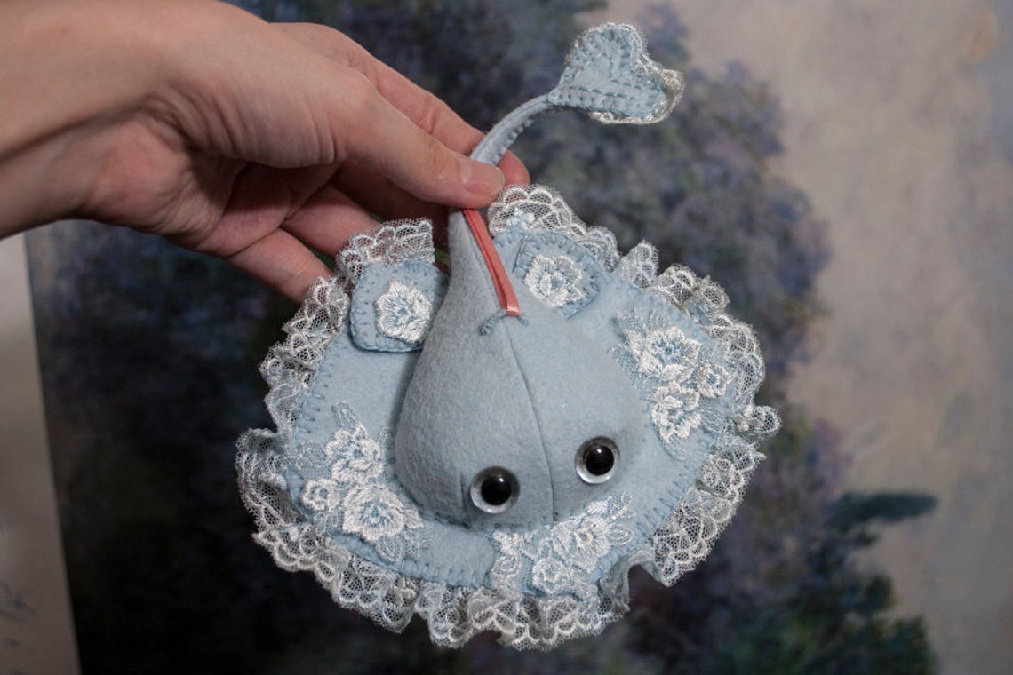 Loveray Stingray Ray Plushie Sewing Pattern and Tutorial, Valentine's ...