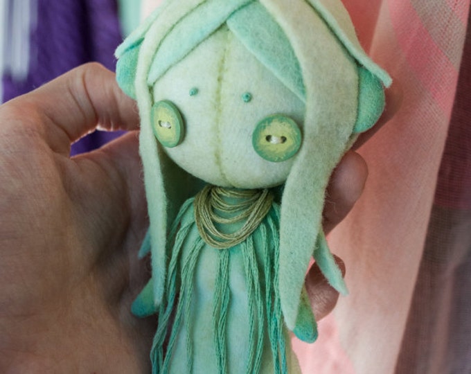 Felt Doll Sewing Pattern Pdf With Instructions and Tutorial, Diy Craft ...