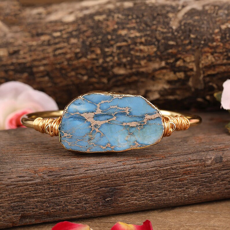 Natural Sea Sediment Jaspers Stone Cuff Bracelet Oval Jasper - Etsy Natural Sea Sediment Jaspers Stone Cuff Bracelet Oval Jasper - Etsy