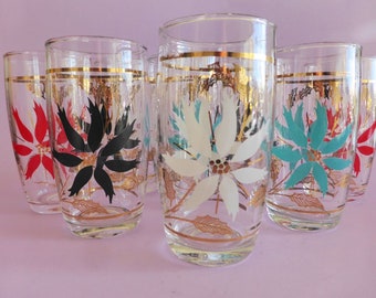 1950s drinking glasses | Etsy