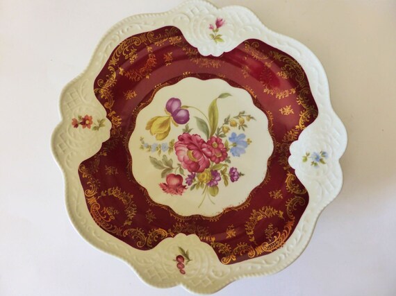 Home & Living Vintage German Porcelain Cake Stand by Scherzer with ...