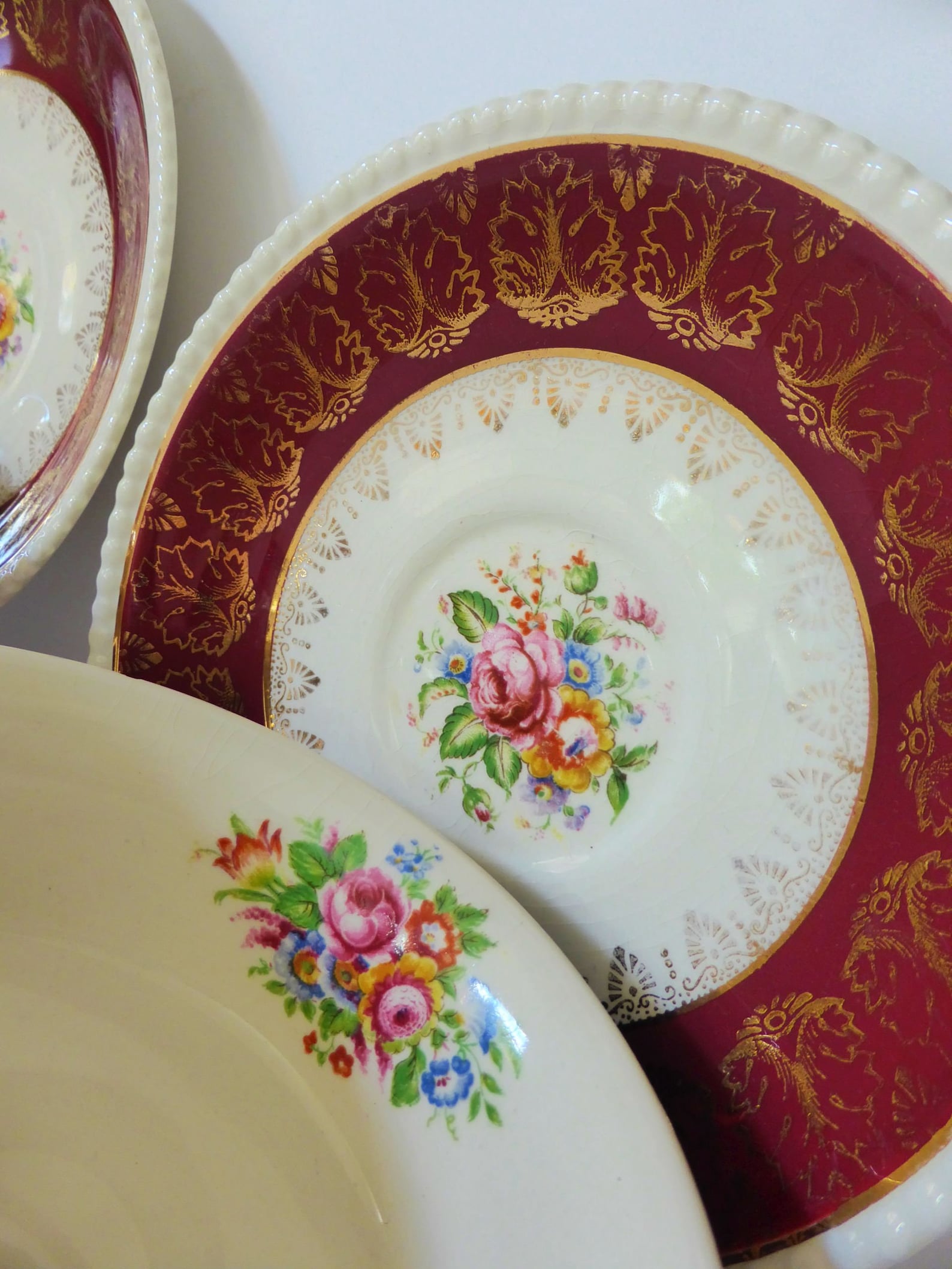 Solian Ware Soup Bowls Pair of 1940s Bowls with Saucers | Etsy