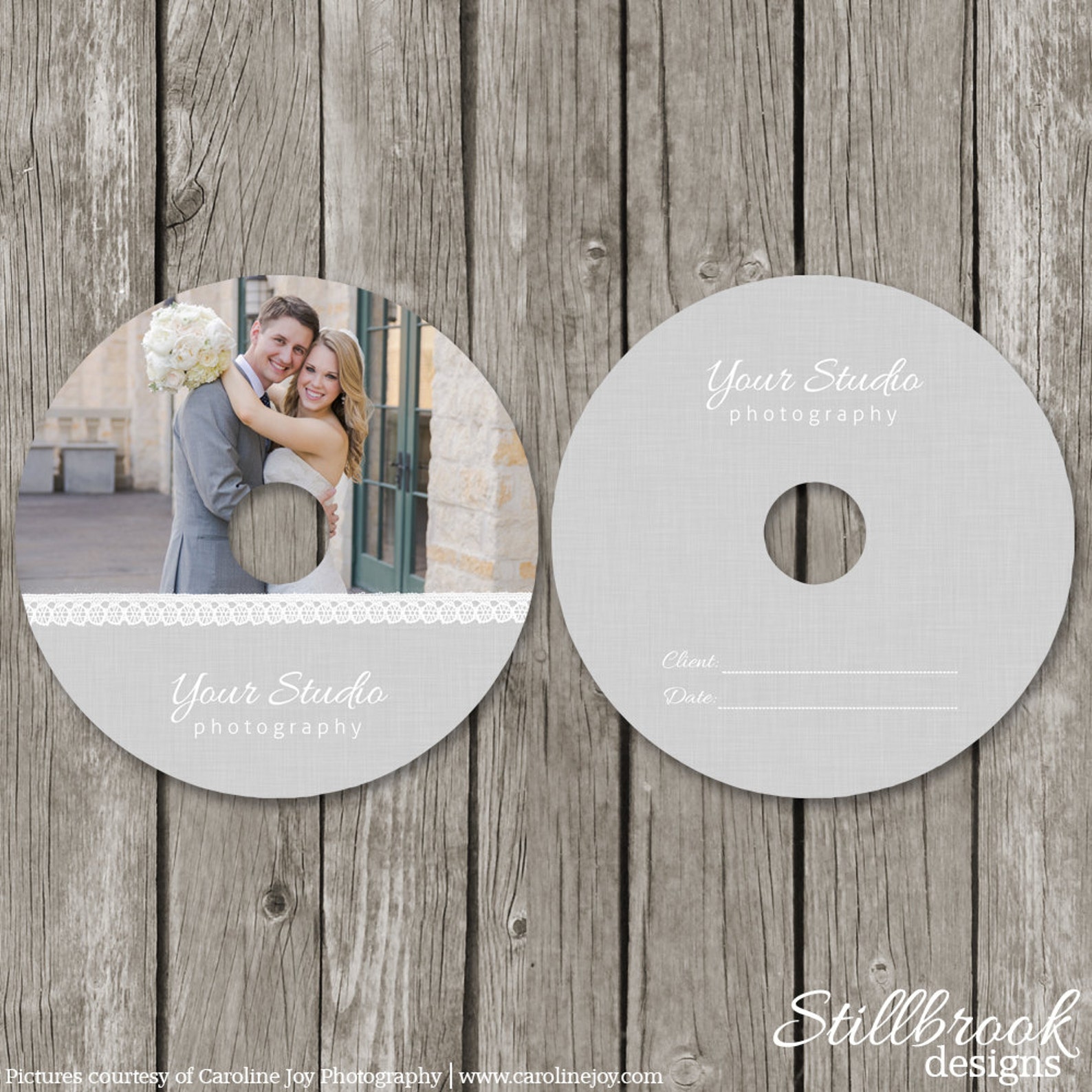 CD/DVD Label Templates - Wedding Photography CD Label Cover - Photo Dvd ...