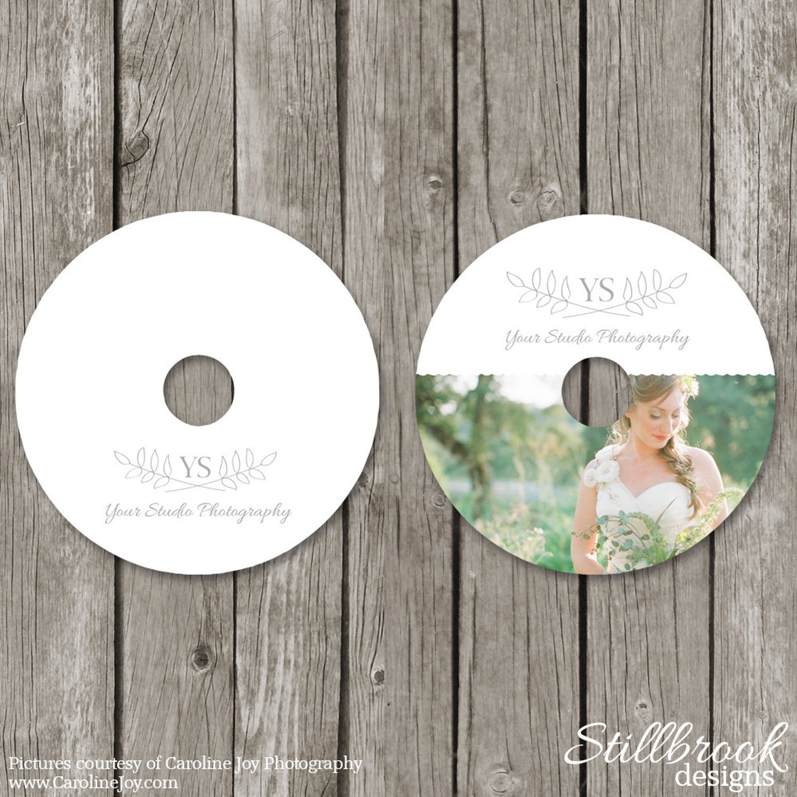 CD/DVD Label Templates - Wedding Photography CD Stickers - Photo ...
